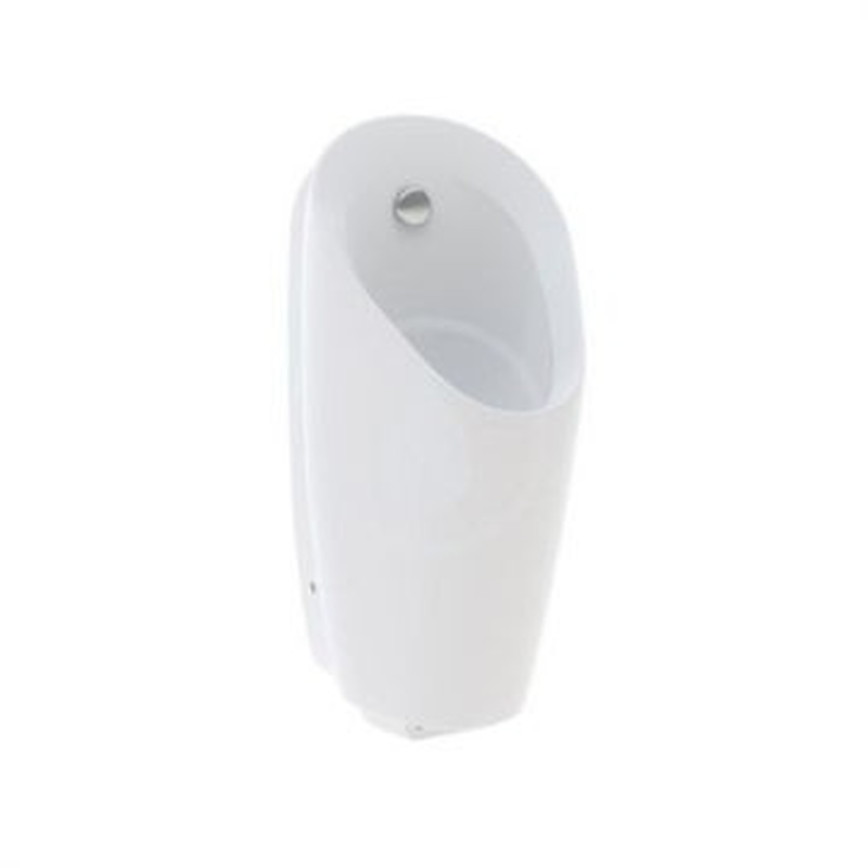 Geberit Preda urinal with integrated control, mains operation: T=37cm ...